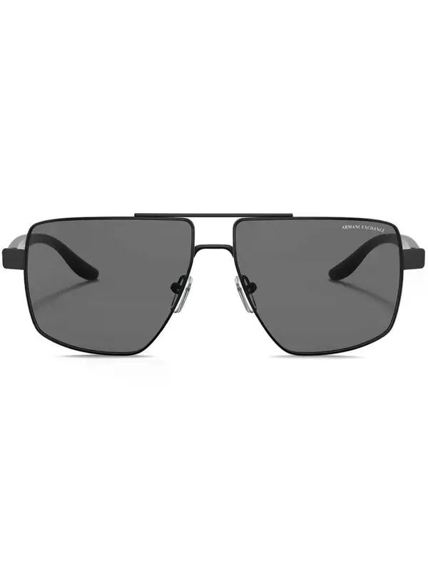 Armani Exchange Square Frame Sunglasses - Black