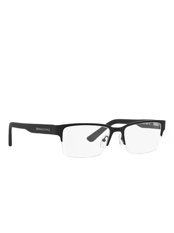 Armani Exchange Rectangle-frame Half-rim Glasses