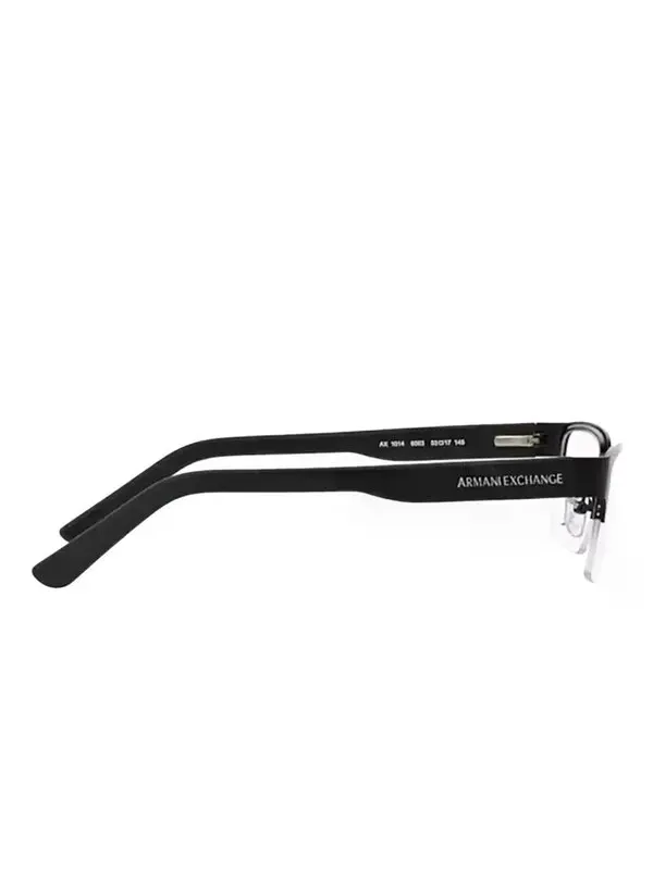 Armani Exchange Rectangle-frame Half-rim Glasses