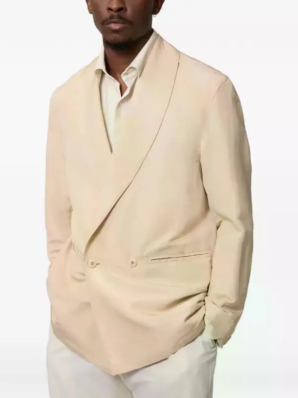 STOFFA Double-breasted Shawl-lapel Jacket