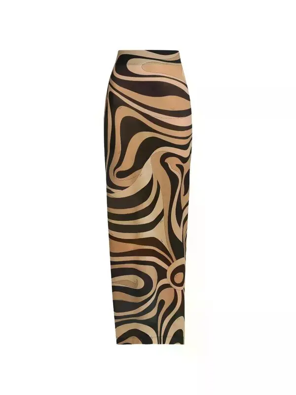 Emilio Pucci Marmo-print Skirt