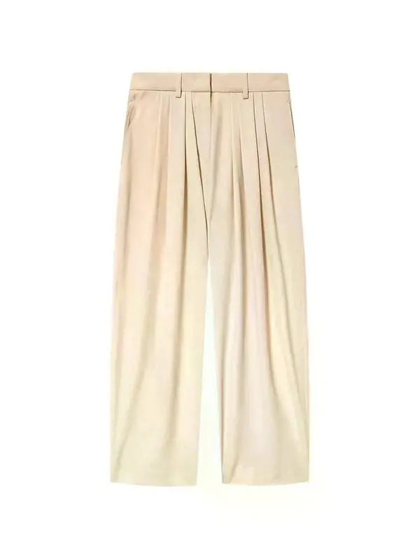 Isabel Marant Étoile Janice Pleated Trousers - Neutrals