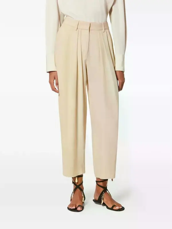 Isabel Marant Étoile Janice Pleated Trousers - Neutrals