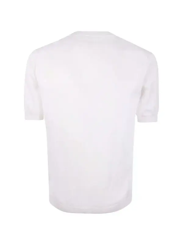 BARBA NAPOLI Diamond-patterned Knit T-shirt