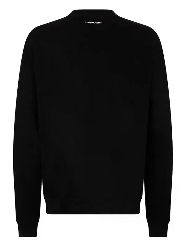 Dsquared2 Iconique Crew-neck Sweatshirt - Black