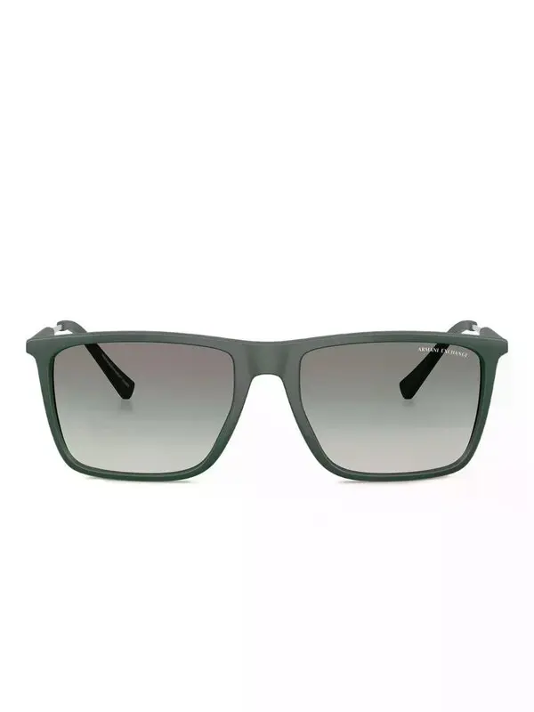 Armani Exchange Matte Square Sunglasses