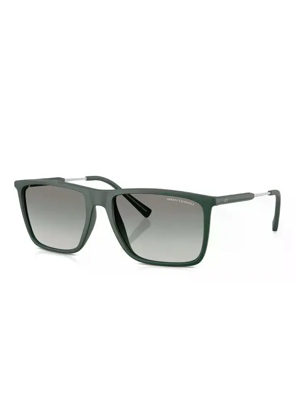 Armani Exchange Matte Square Sunglasses