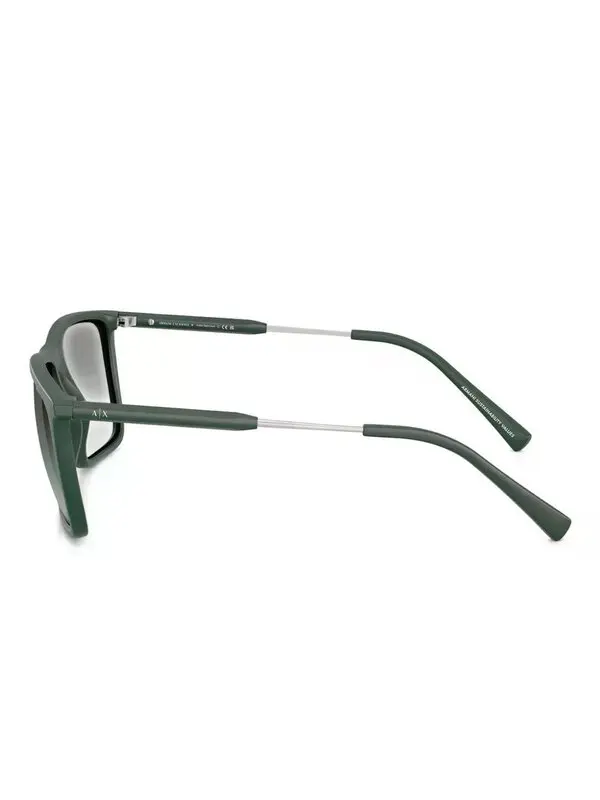 Armani Exchange Matte Square Sunglasses
