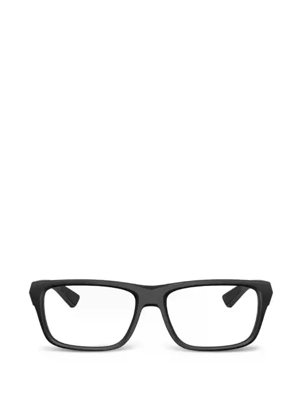 Prada Ps 02tv Rectangle Eyeglasses - Black
