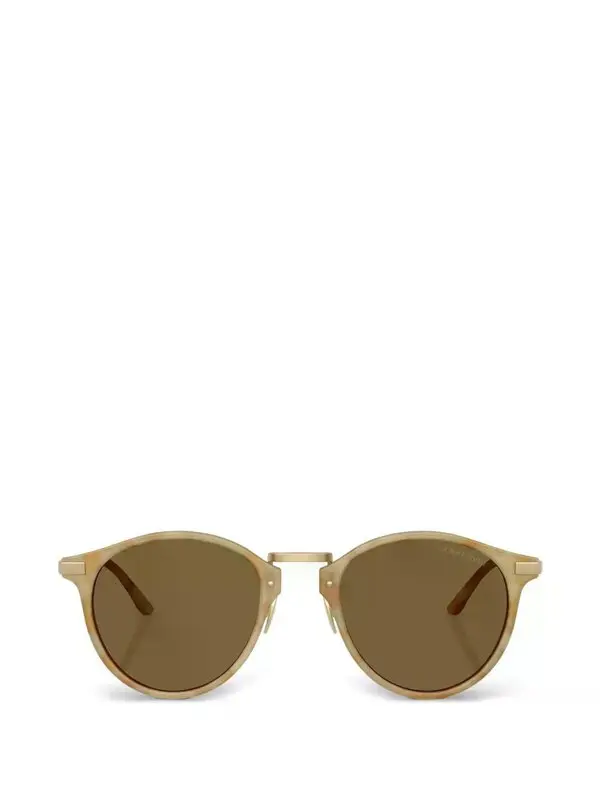 Giorgio Armani Round-frame Sunglasses - Neutrals