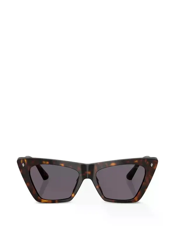 JIMMY CHOO Lou Cat-eye Sunglasses - Brown