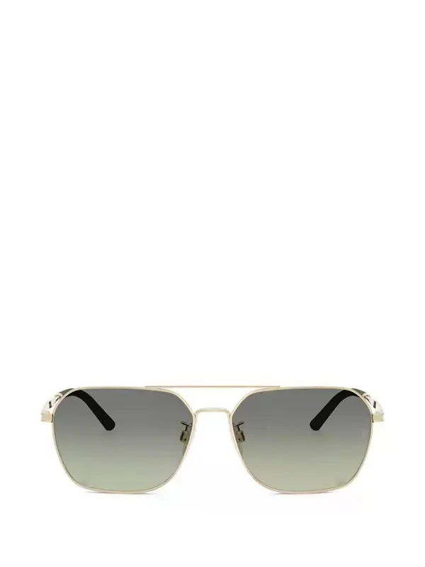 Oliver Spencer Square-frame Sunglasses - Gold
