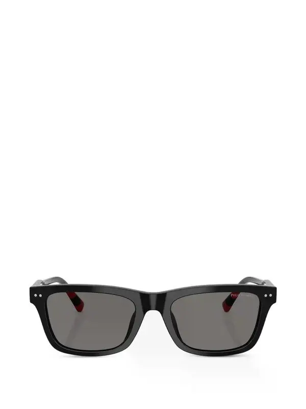 POLO RALPH LAUREN EYEWEAR Rectangle Full Rim Sunglasses - Black