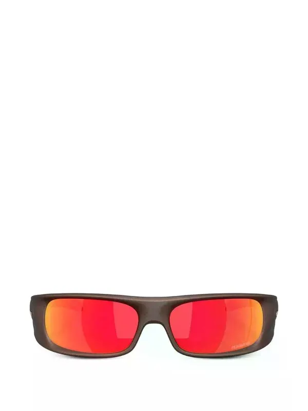 Oakley Highland Rectangle-frame Sunglasses - Brown