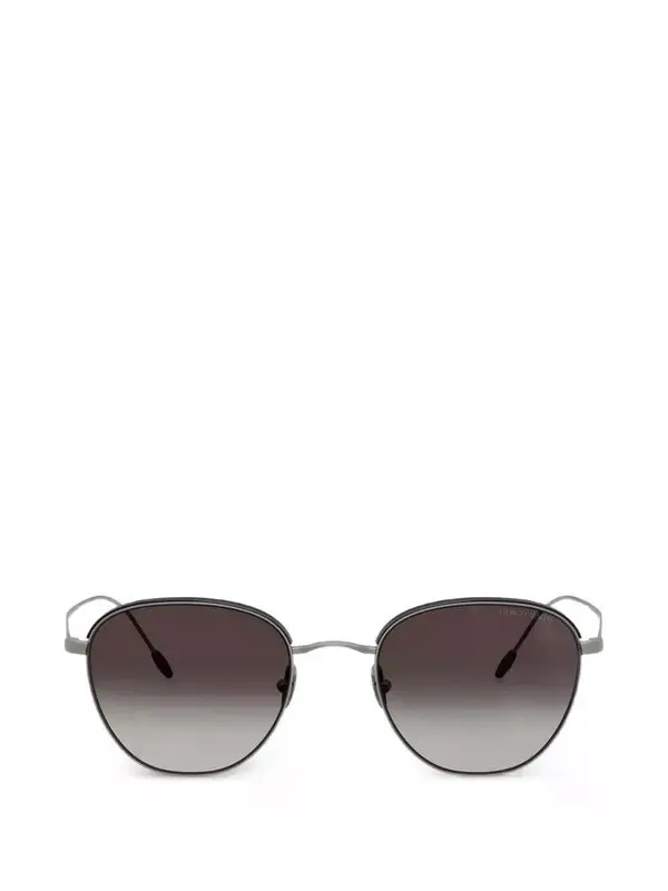 Giorgio Armani Round-frame Sunglasses - Silver