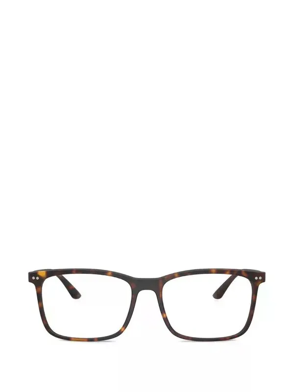 Giorgio Armani Square Frame Eyeglasses - Brown