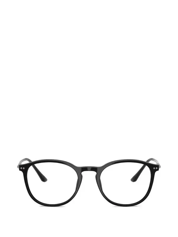Giorgio Armani Round-frame Eyeglasses - Black