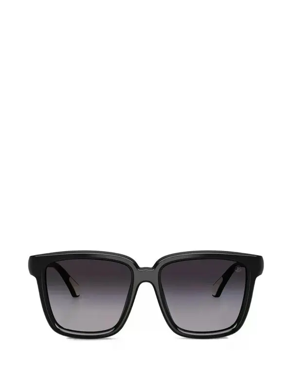 Moncler Clasico Square-frame Sunglasses - Black