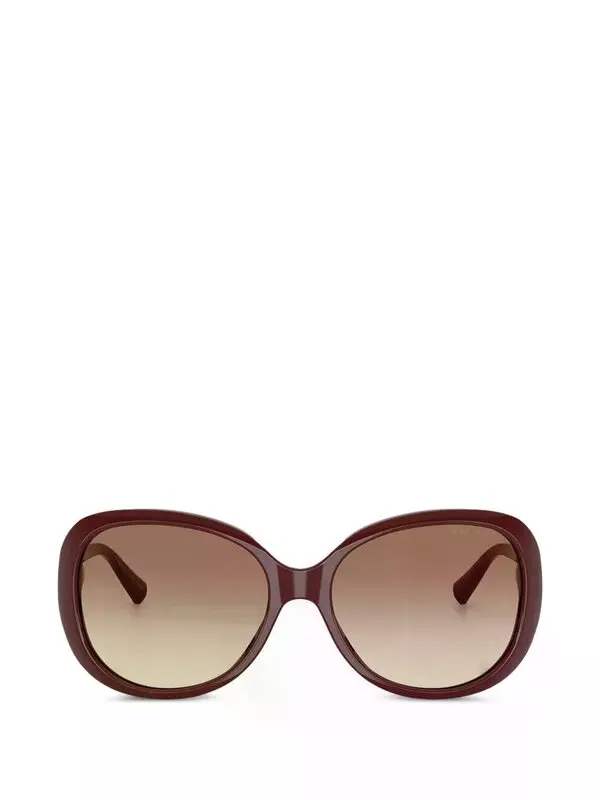 Giorgio Armani Oversized Sunglasses - Red