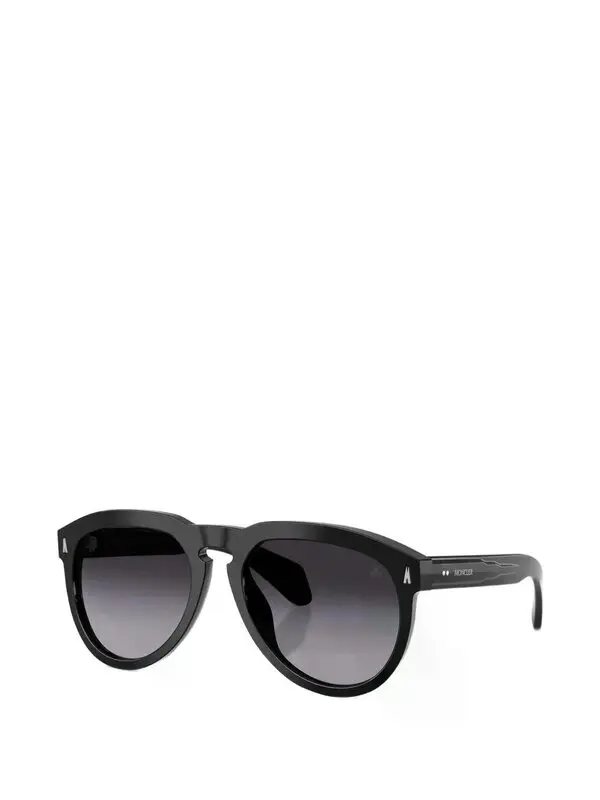 Moncler Shiny Round Sunglasses