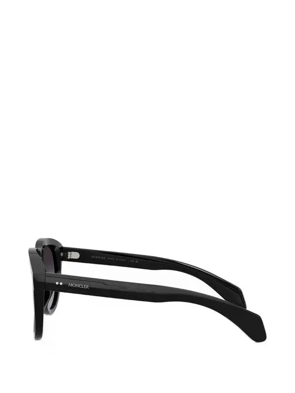 Moncler Shiny Round Sunglasses