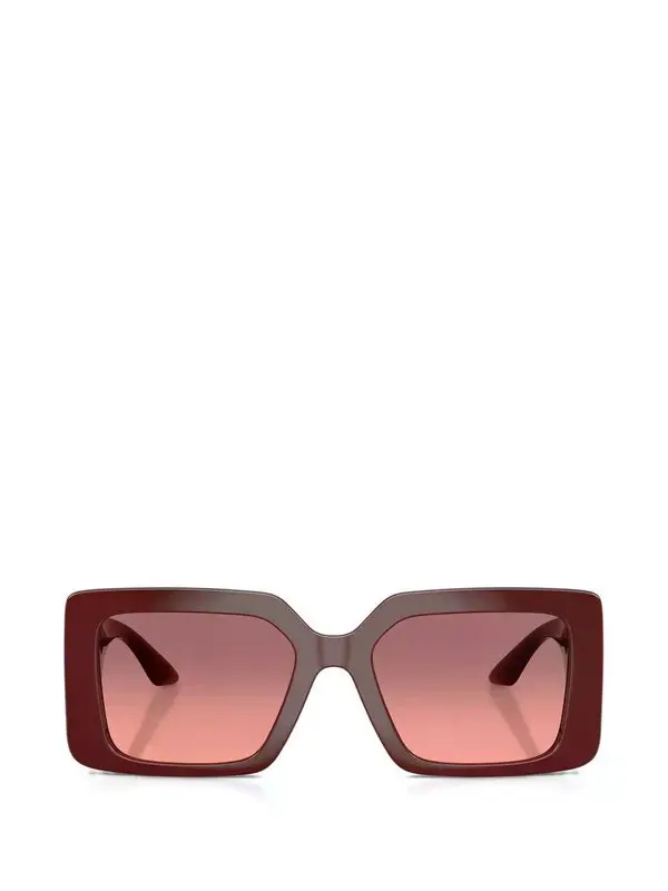 Versace Square Frame Sunglasses - Red