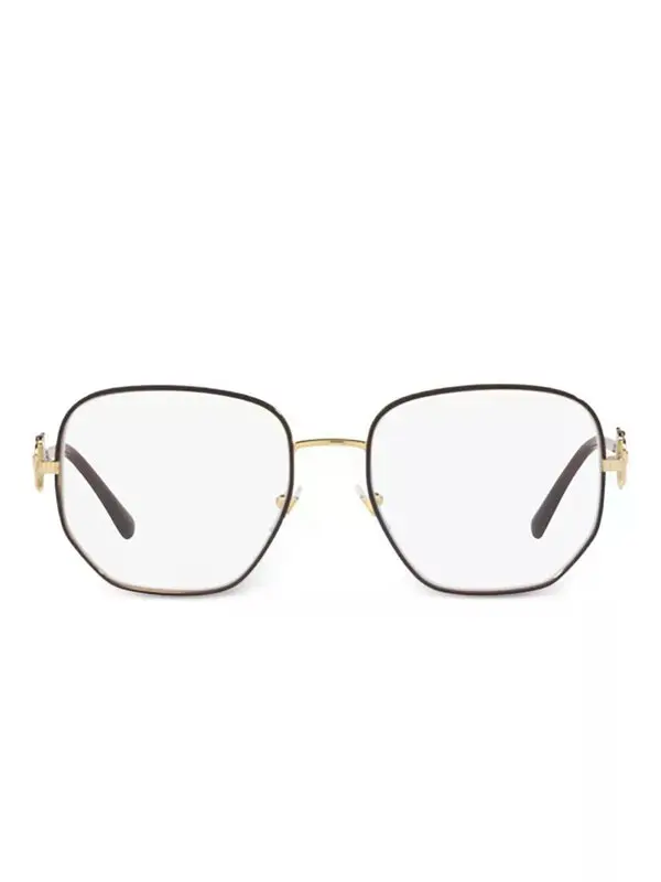 Versace Embellished Round-frame Glasses