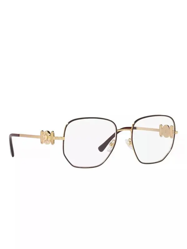 Versace Embellished Round-frame Glasses