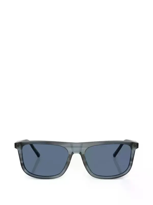 Dolce & Gabbana Striped Rectangle-frame Sunglasses
