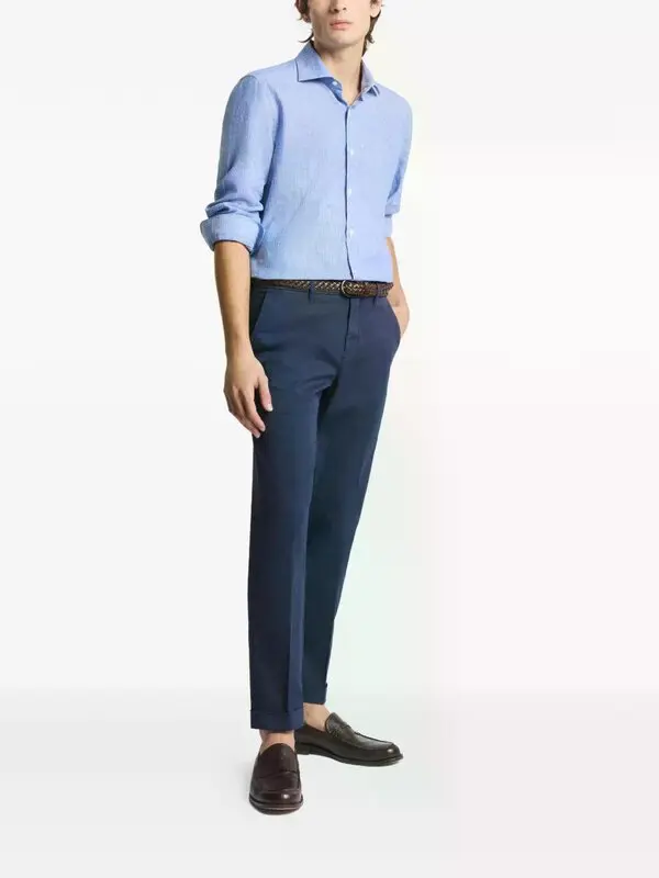 FAY Pocket Capri Trousers - Blue