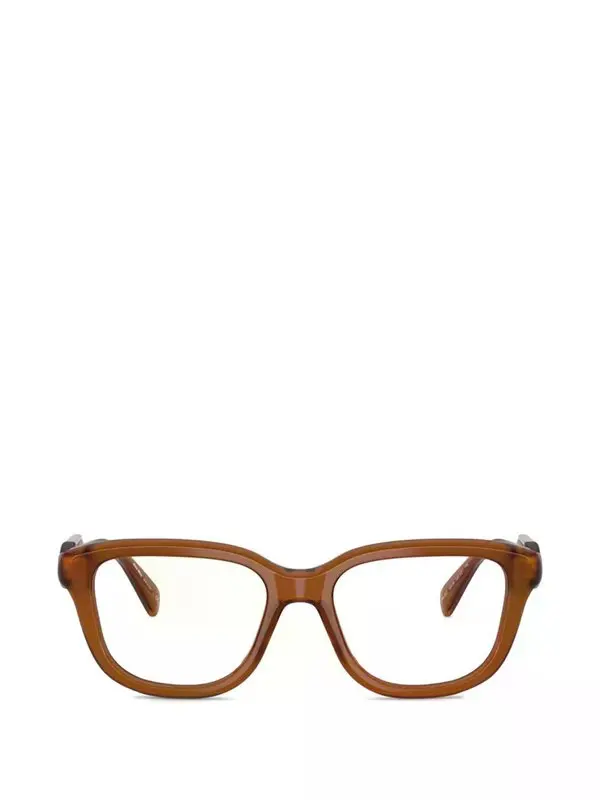Miu Miu Square-frame Glasses - Brown