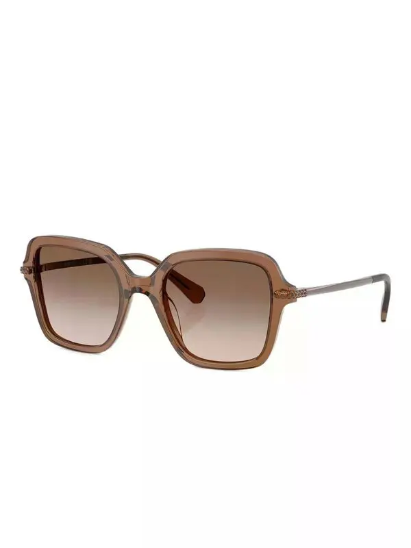 SWAROVSKI Crystal Embellished Square Sunglasses