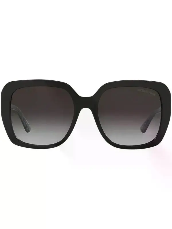 Michael Kors Manhattan Square-frame Sunglasses - Black