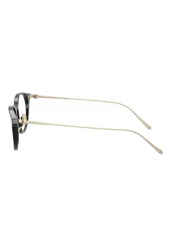 Giorgio Armani Round Frame Clip-on Glasses