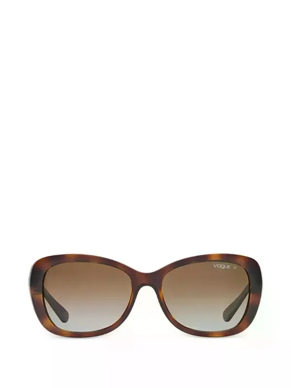 VOGUE EYEWEAR Oval-frame Sunglasses - Brown