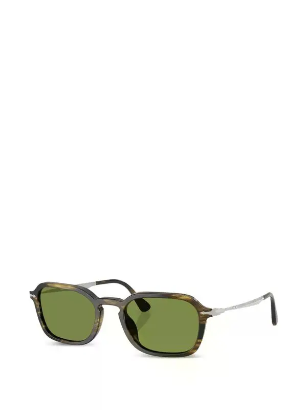 Persol Striped Square-frame Sunglasses