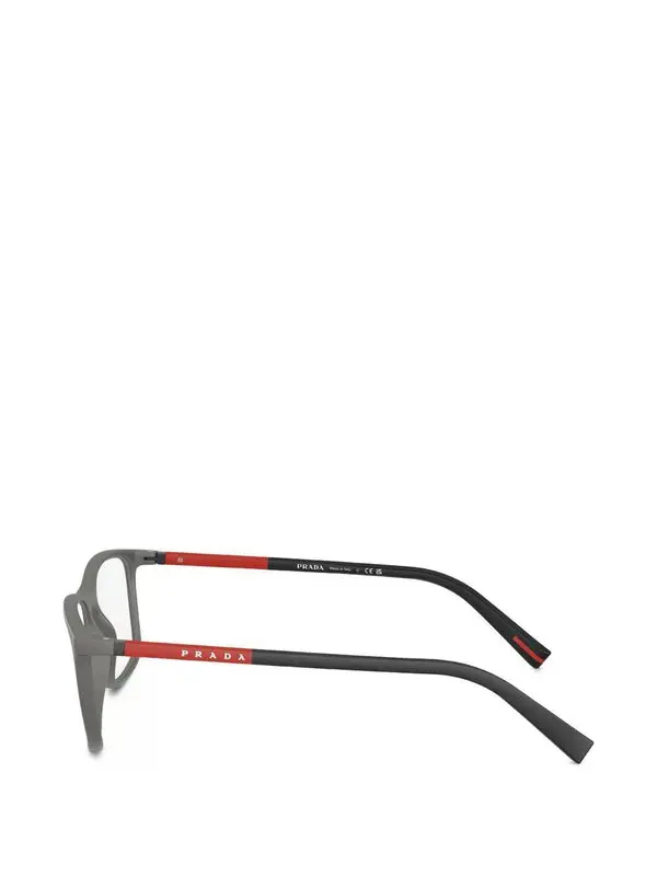 Prada Rectangle-frame Eyeglasses - Grey