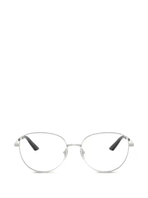 Versace Oval-frame Eyeglasses - Silver