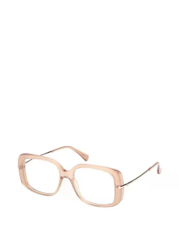 Max Mara Square-frame Eyeglasses - Neutrals