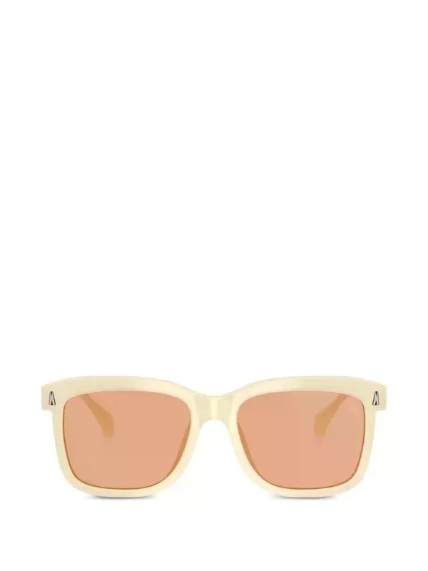 Moncler Valaire Square-frame Sunglasses - Neutrals