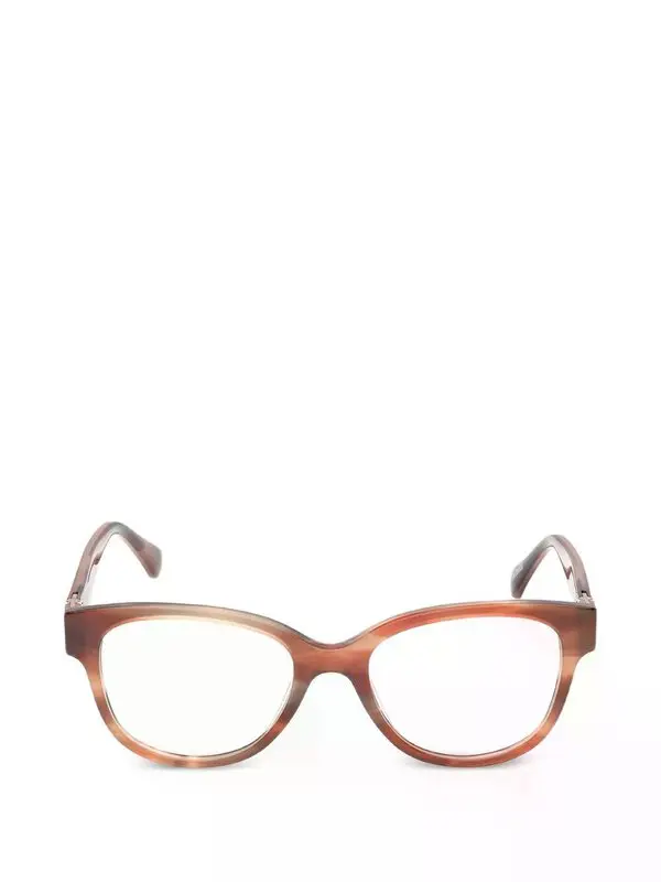 Max Mara Round Frame Eyeglasses - Brown