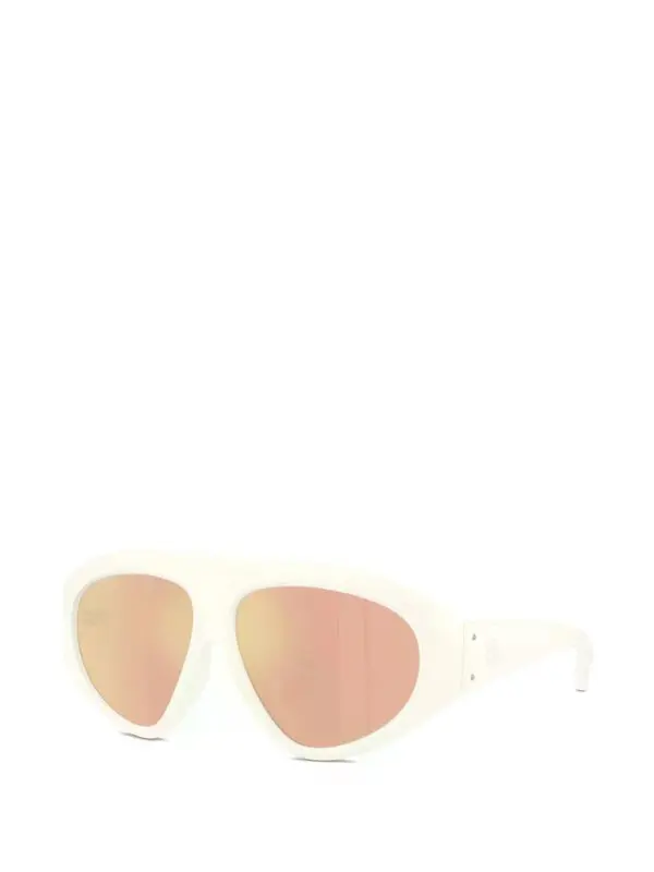 Moncler Zyra Navigator-frame Sunglasses - Neutrals