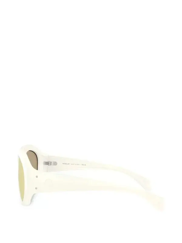 Moncler Zyra Navigator-frame Sunglasses - Neutrals