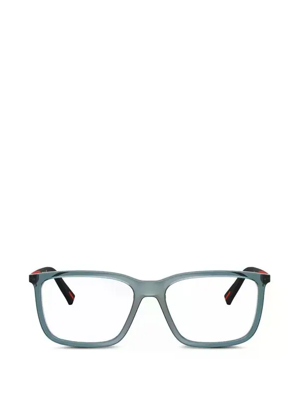 Prada Rectangle-frame Eyeglasses - Blue