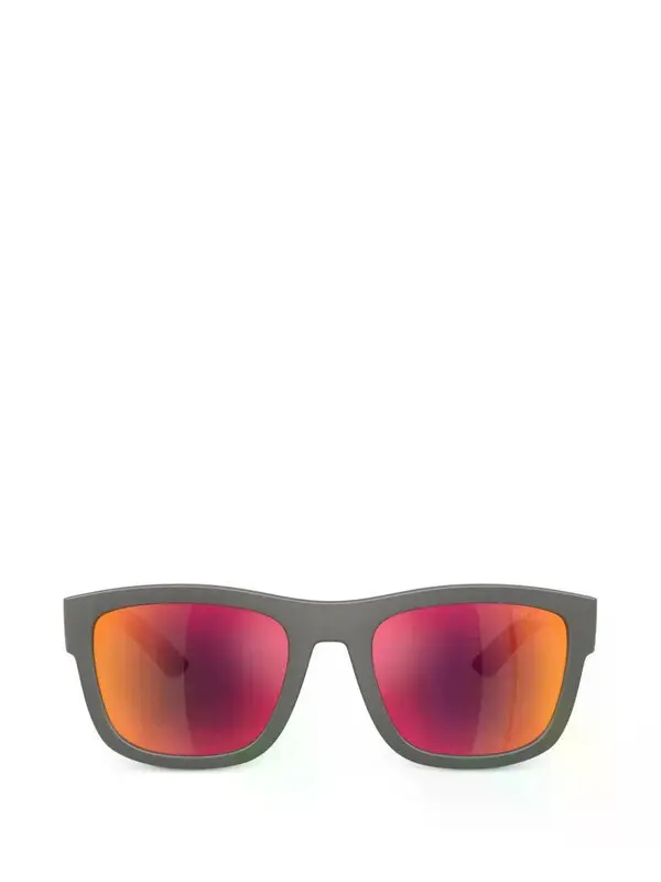 Prada Rectangle-frame Sunglasses - Grey