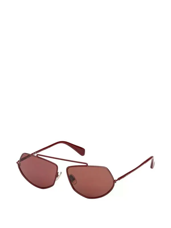 Max Mara Brow-bar Geometric Sunglasses
