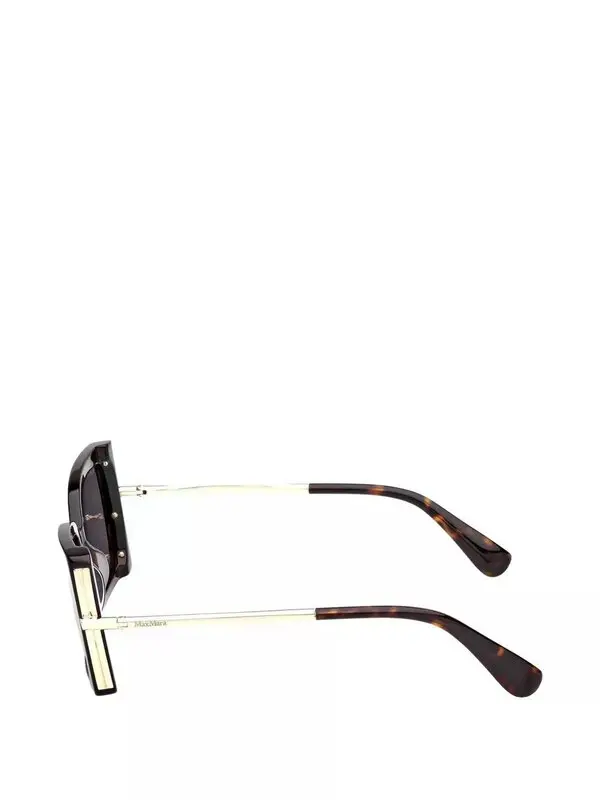 Max Mara Square-frame Sunglasses - Brown