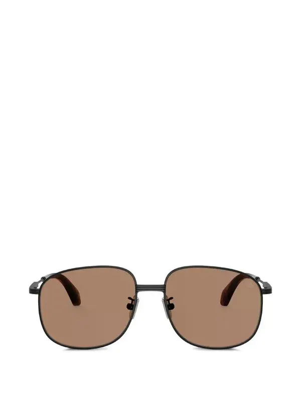 Moncler Fennix Navigator-frame Sunglasses - Black
