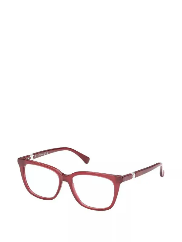 Max Mara Square Frame Glasses - Red