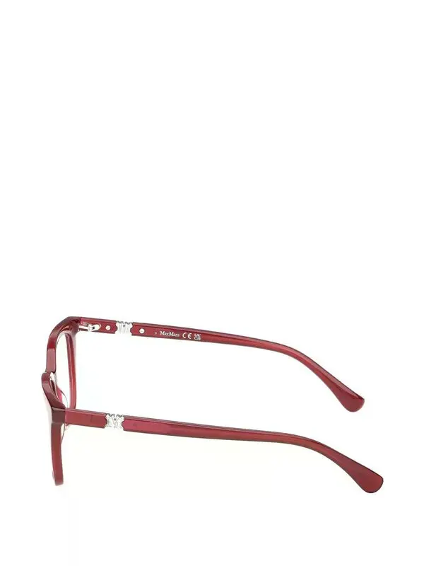 Max Mara Square Frame Glasses - Red